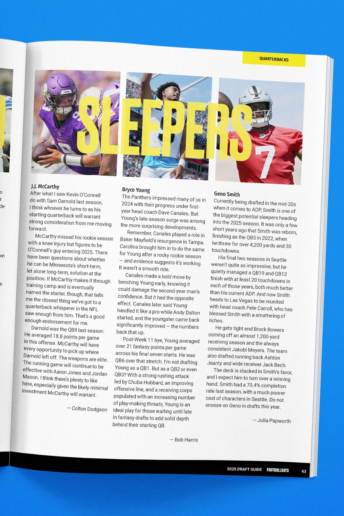 Footballguys 2025 Magazine